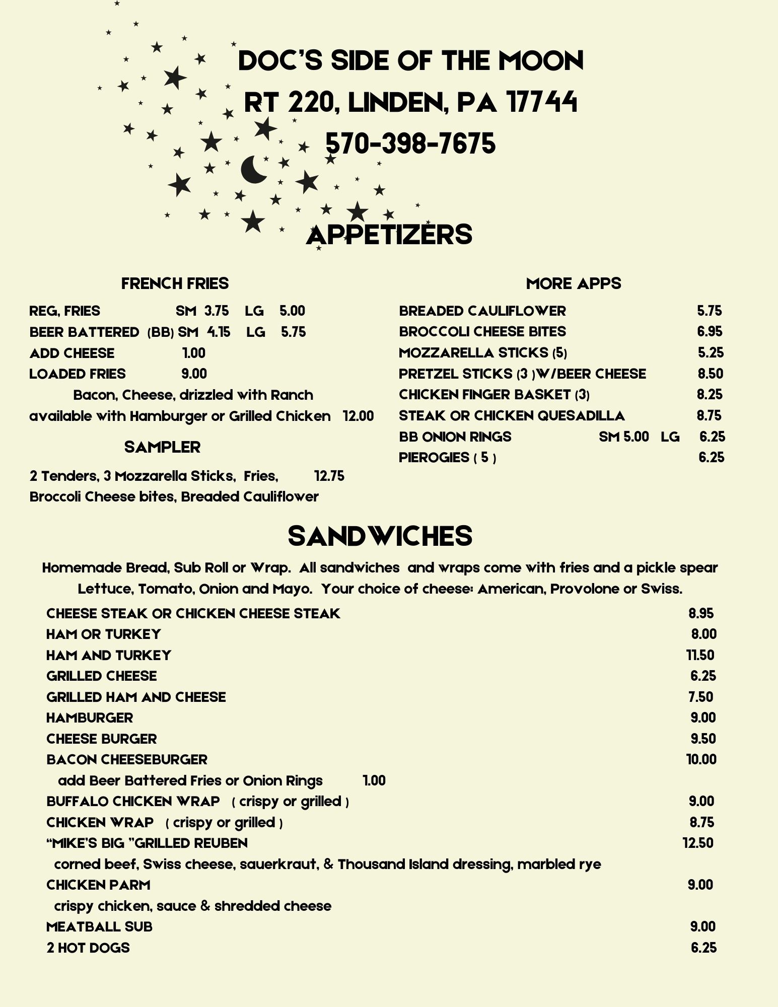 Doc's Side of the Moon (Bar)